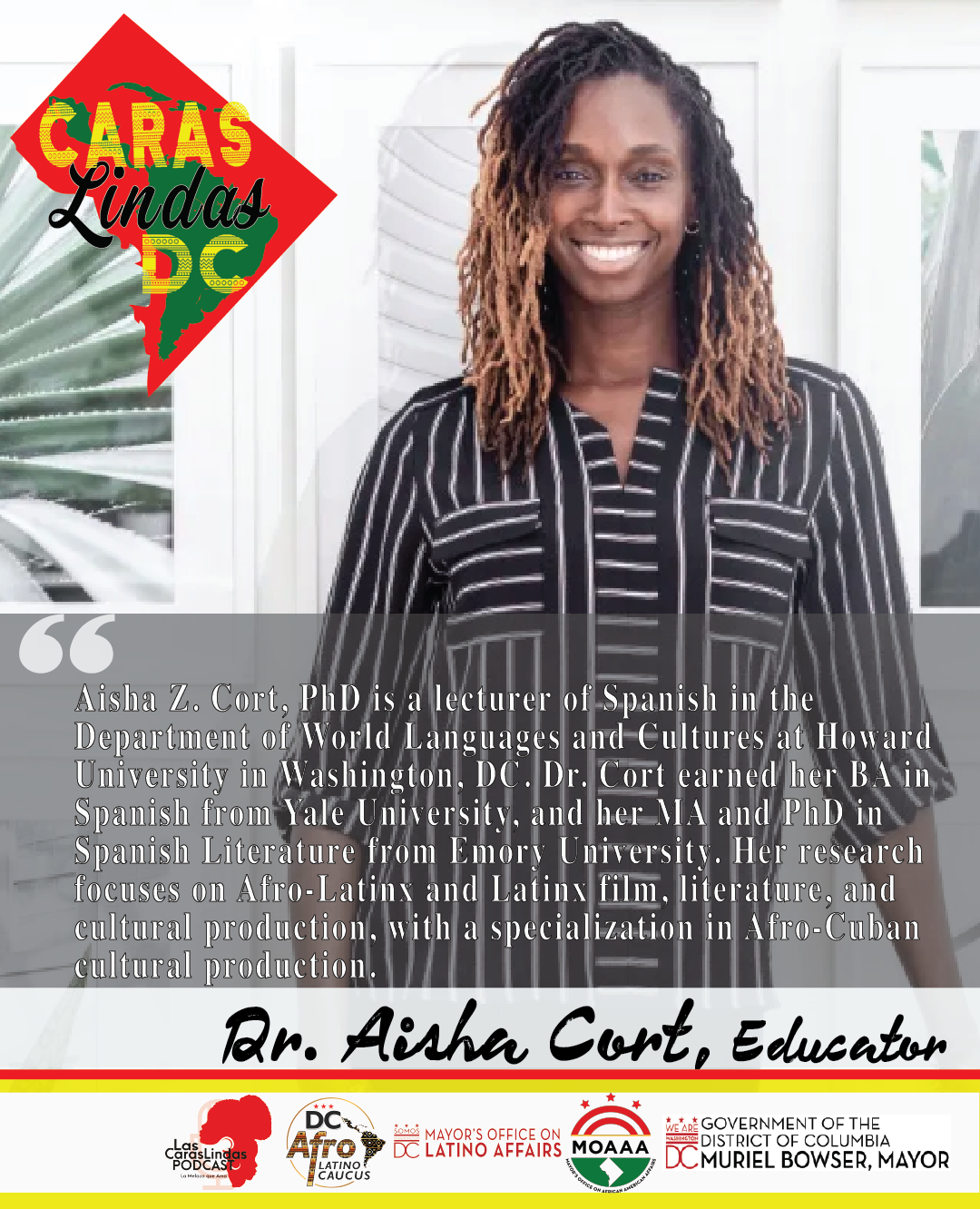 Hoy Celebramos a Dr. Aisha Cort – BlackLatinx Perspectives